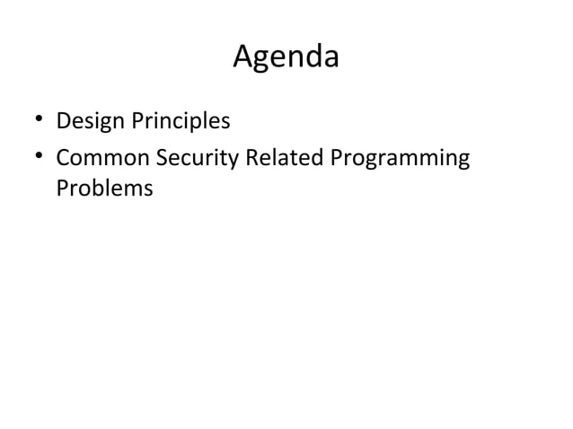 Computer security design principles | PPT