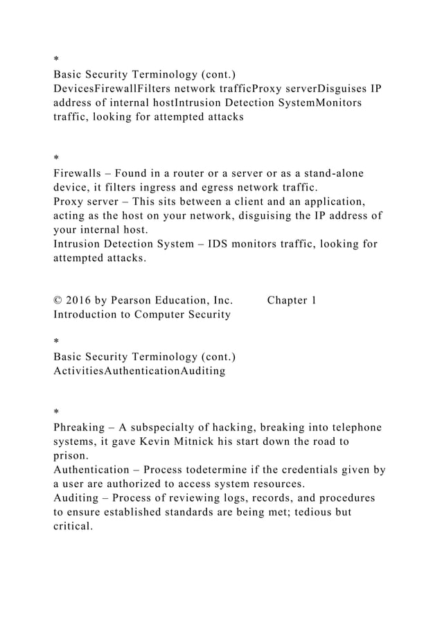 Computer Security FundamentalsChuck EasttomChapte.docx