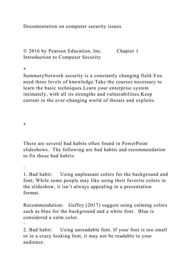 Computer Security FundamentalsChuck EasttomChapte.docx