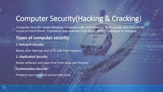 Computer Security(Hacking & Cracking) .pptx