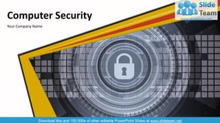 Computer Security PowerPoint Presentation Slides | PPT