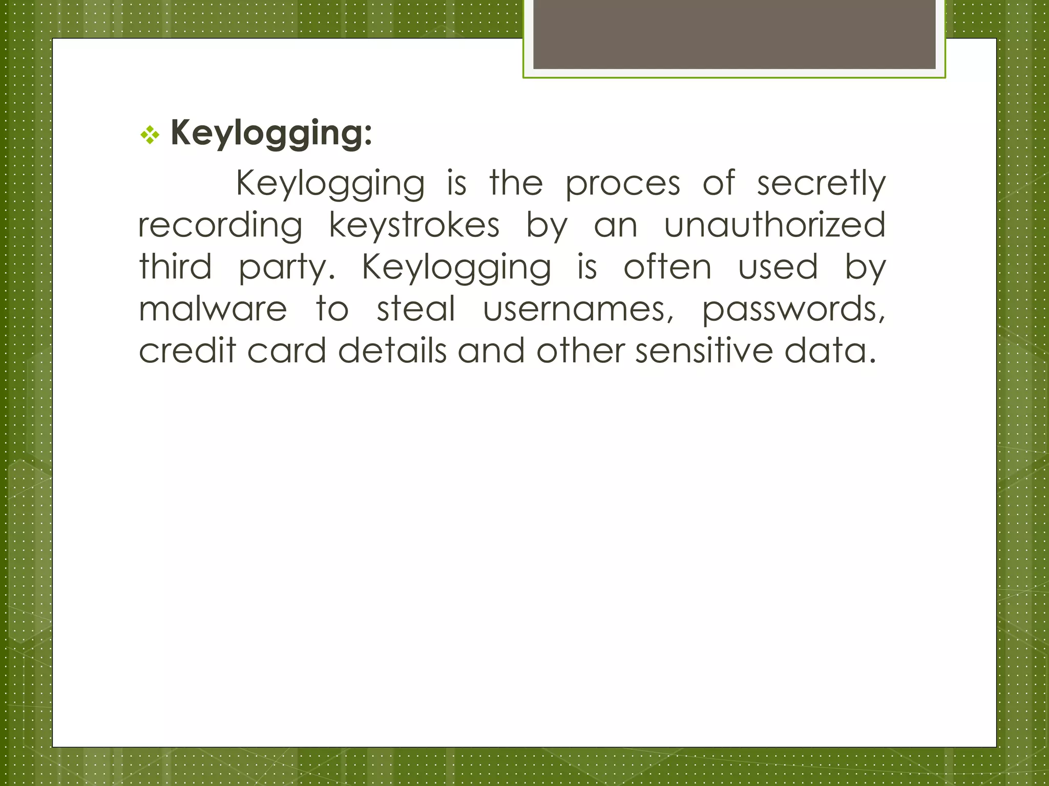 Computer security threats & prevention | PPTX