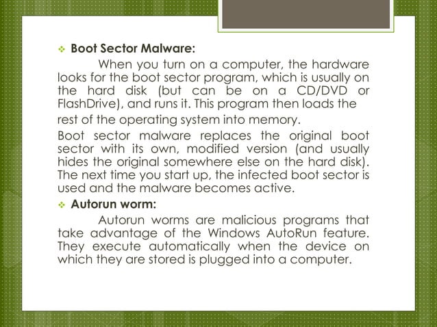 Computer security threats & prevention | PPTX | Computing | Technology ...