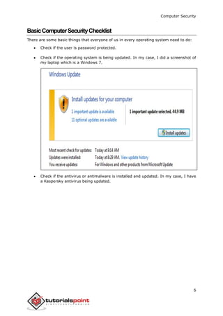 Computer security tutorial | PDF