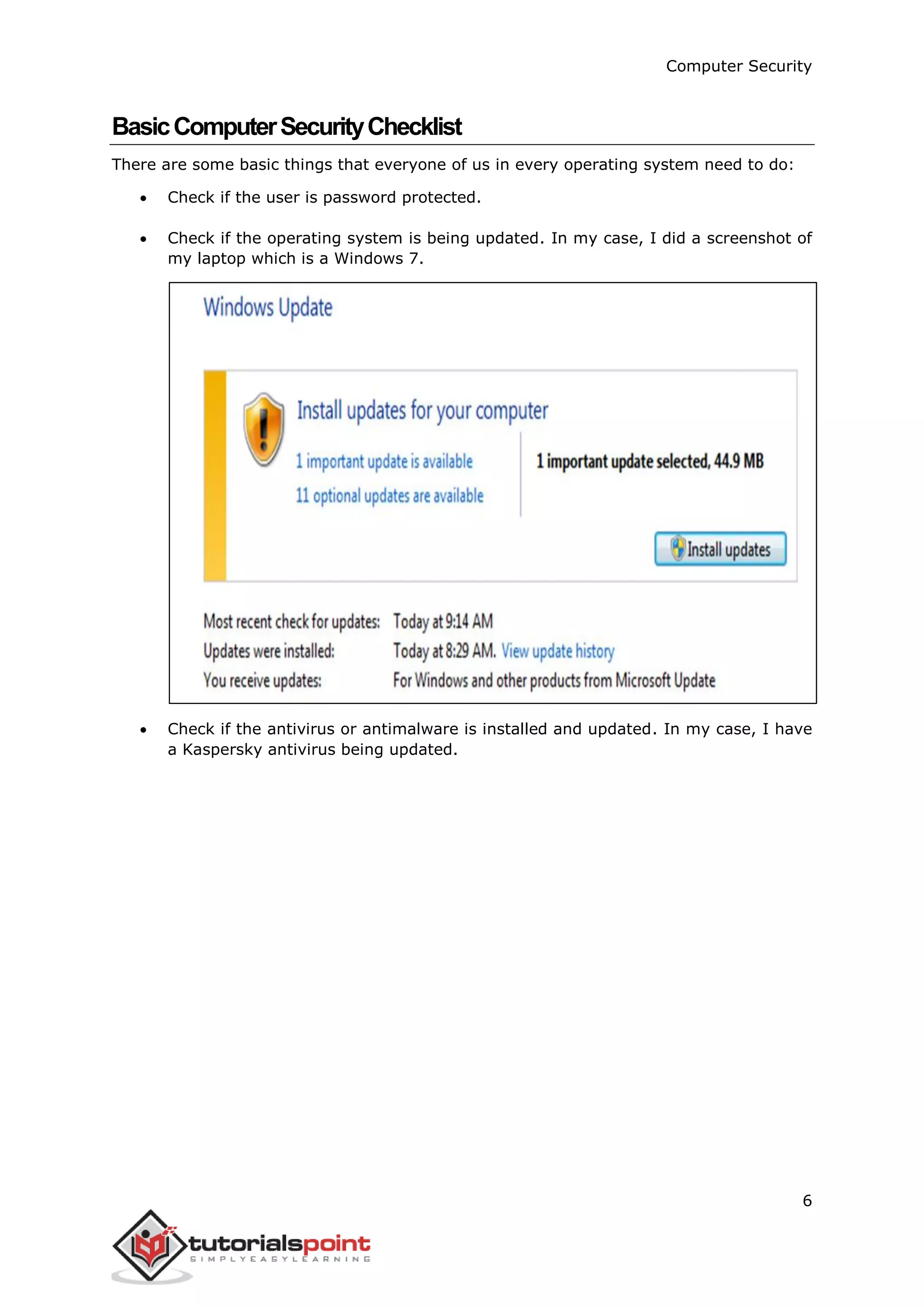 Computer security tutorial | PDF