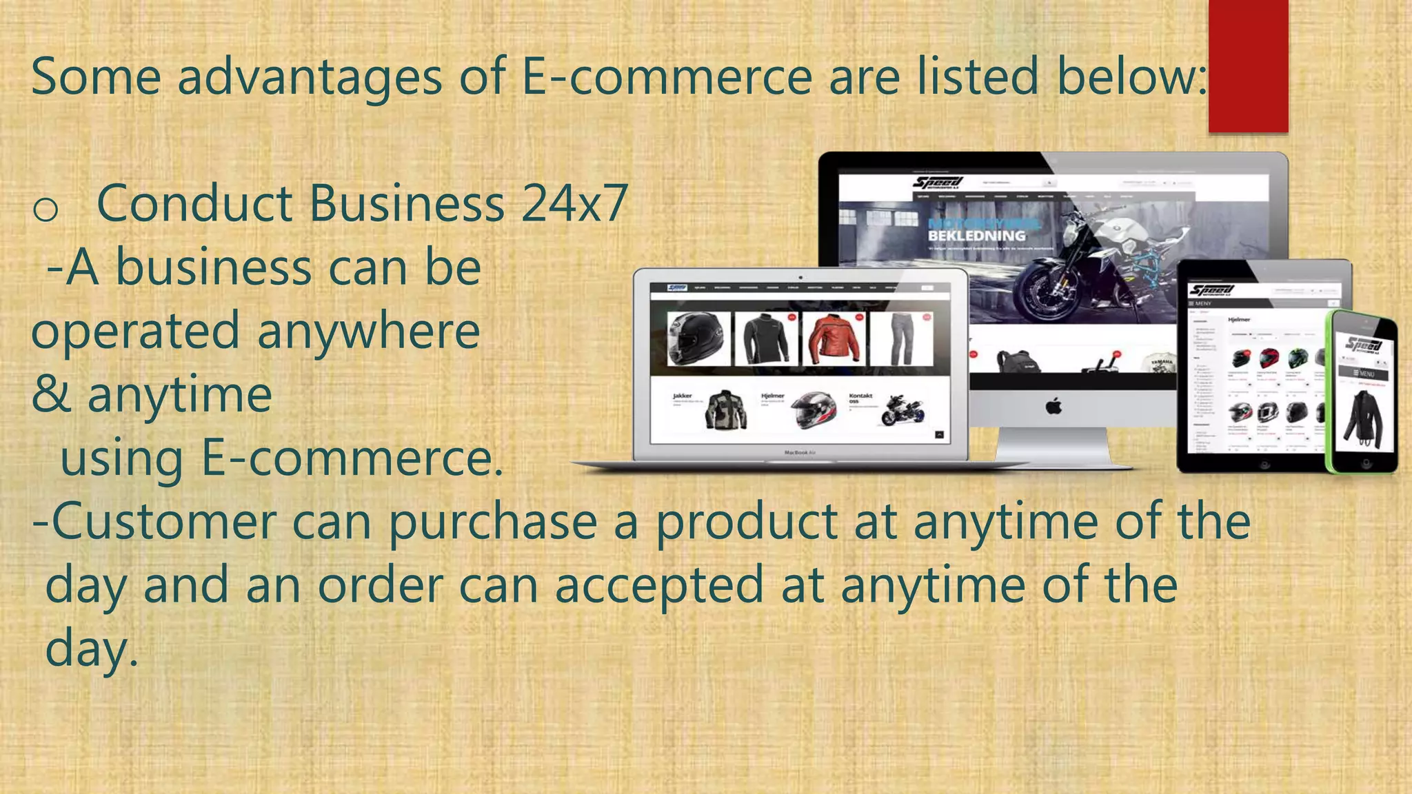 Advantages of E-Commerce | PPT