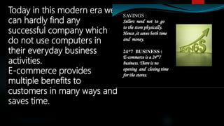 Advantages of E-Commerce | PPTX