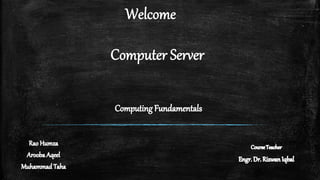 Computer server | PPTX