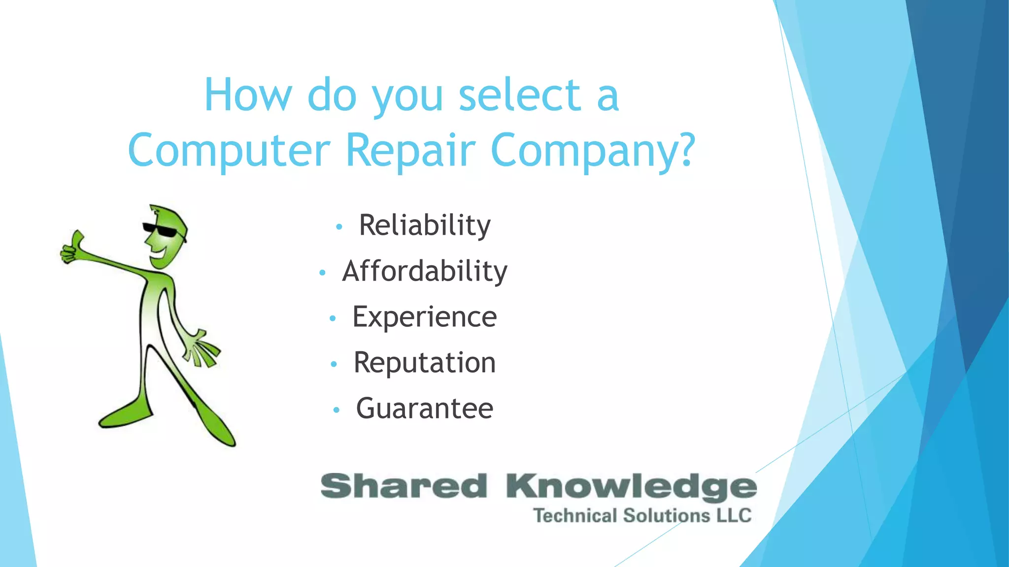 Computer services slideshare slideshow | PPTX