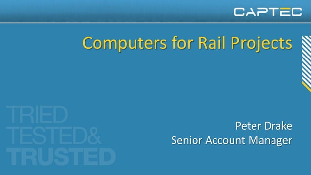 Computers for rail projects | PDF | Rail Travel | Travel Type