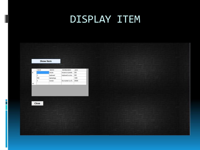 Computer shop billing system | PPT