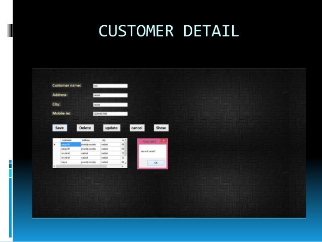 Computer shop billing system Computer shop billing system