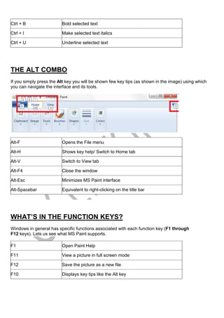 Computer Shortcut key A to Z (MS Word, Excel, PPT) | PDF