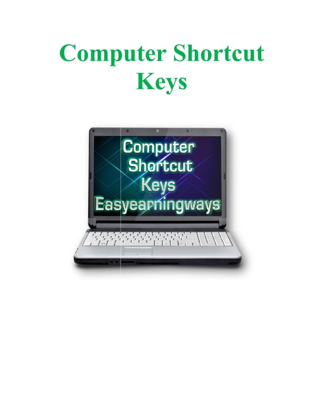 Computer shortcut keys | PDF