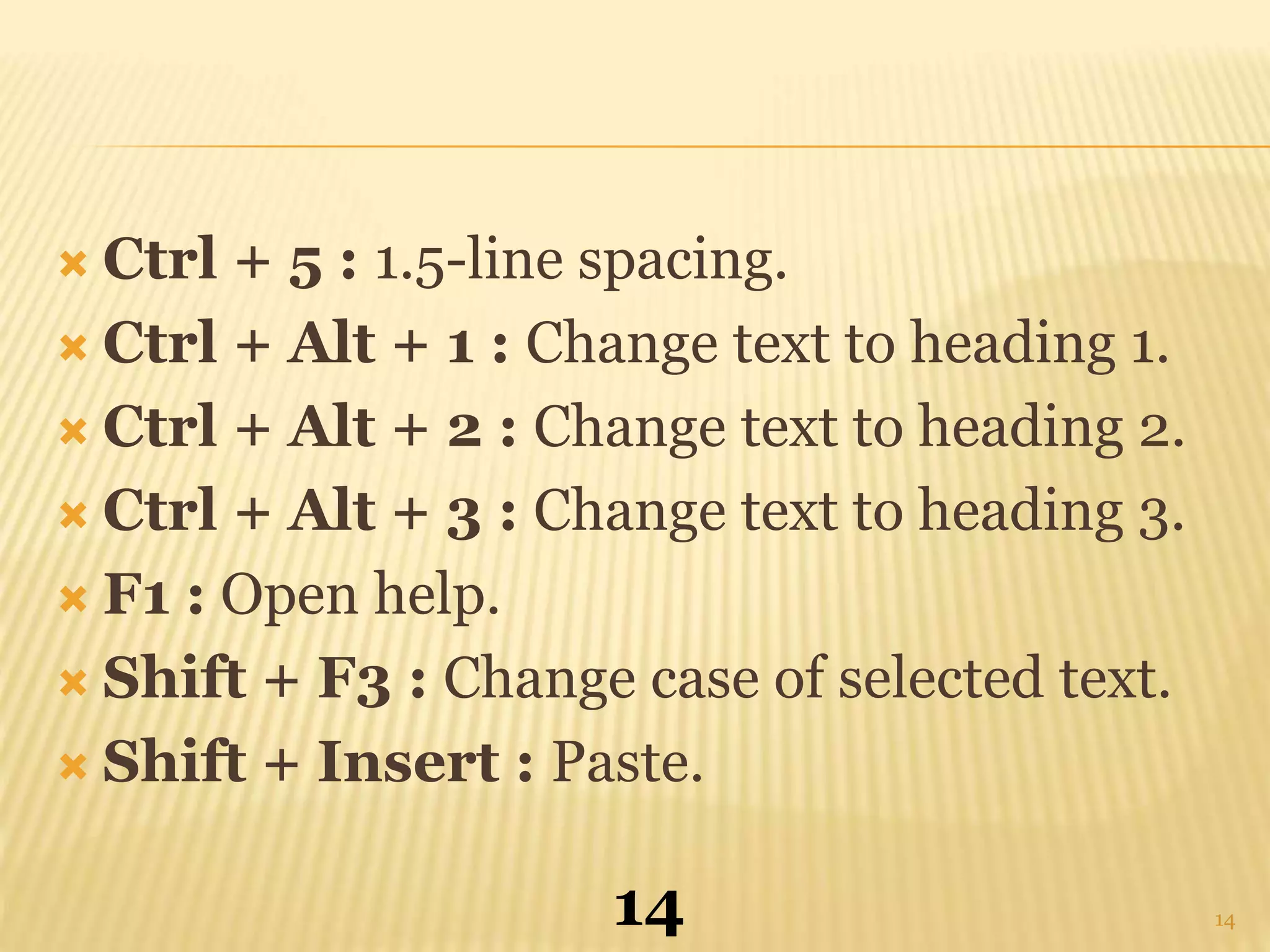 Computer shortcut keys | PPTX