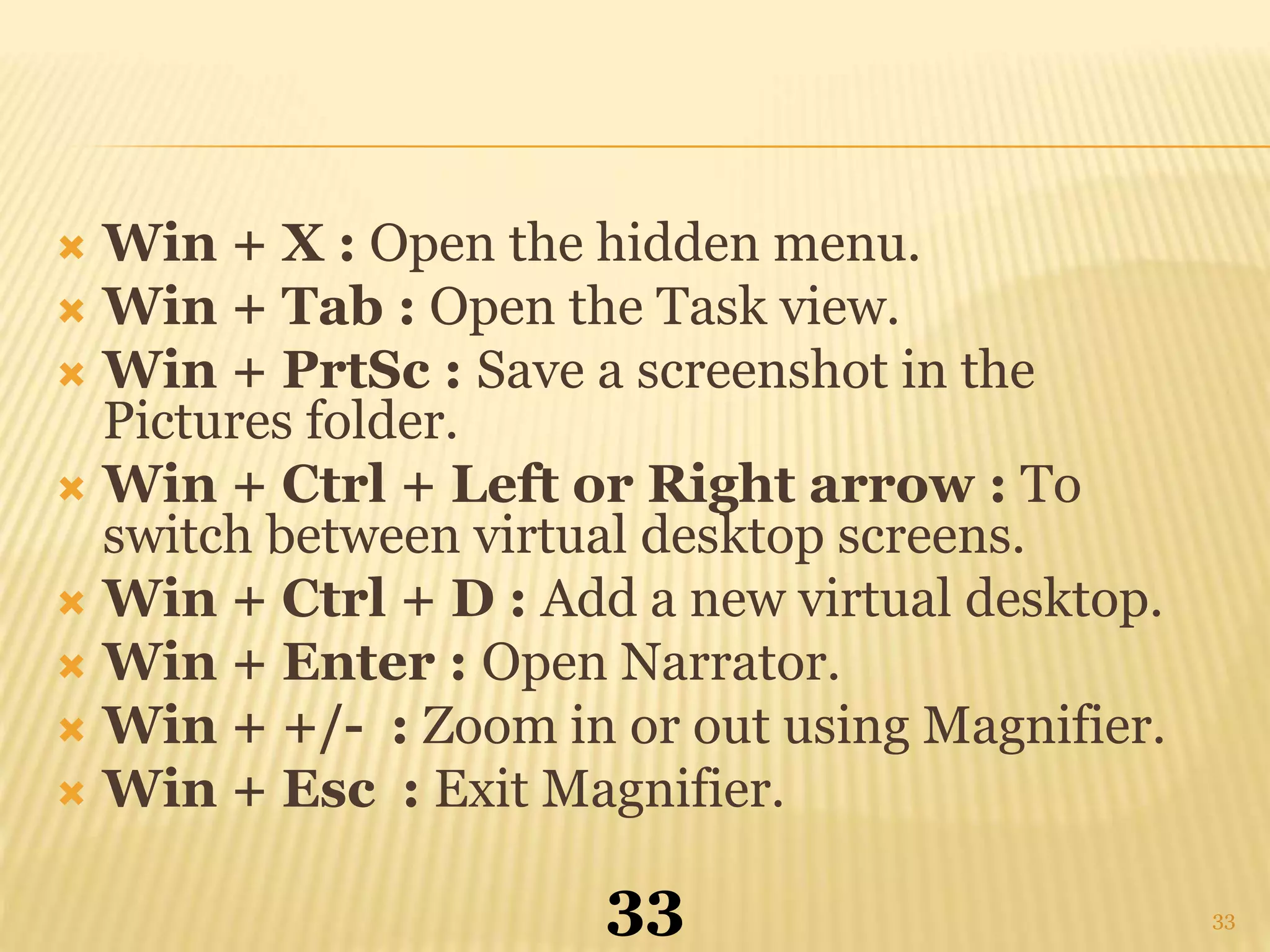 Computer shortcut keys | PPTX