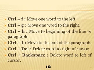 Computer shortcut keys | PPTX