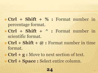 Computer shortcut keys | PPTX