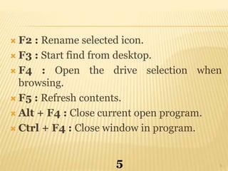 Computer shortcut keys | PPTX