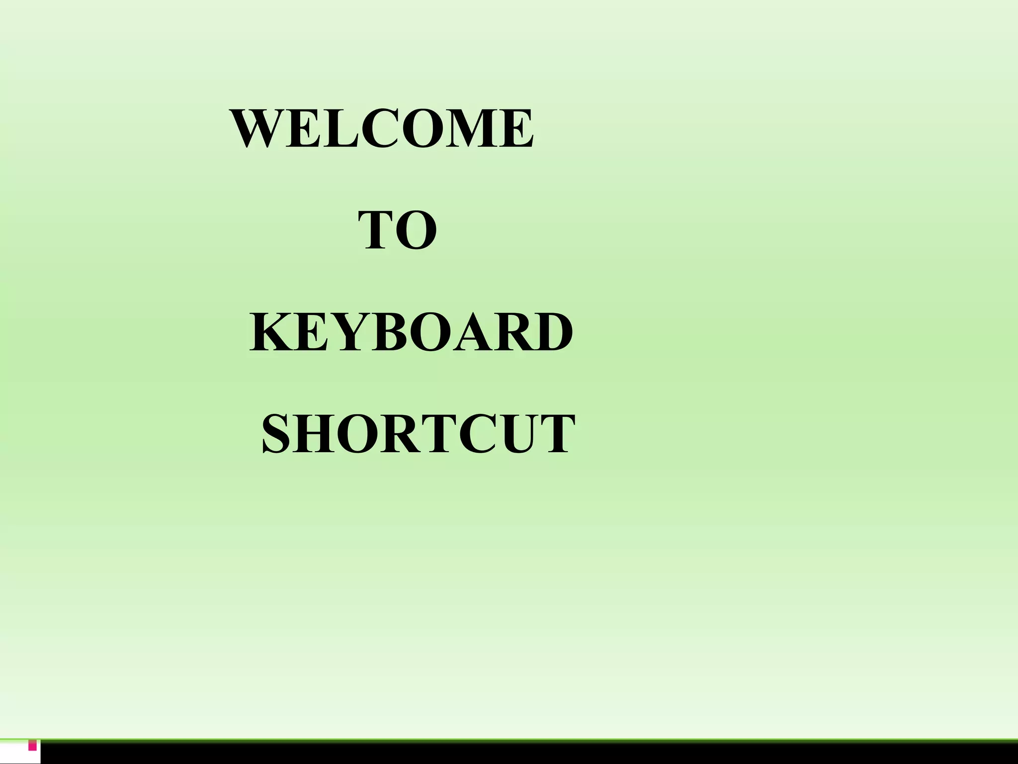Computer shortcuts | PPT | Operating Systems | Computer Software and ...