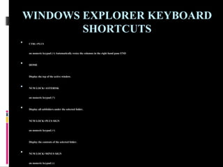 Computer shortcuts | PPT