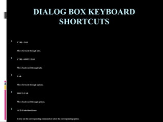 Computer shortcuts | PPT