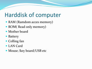 computer Assigment | PPTX