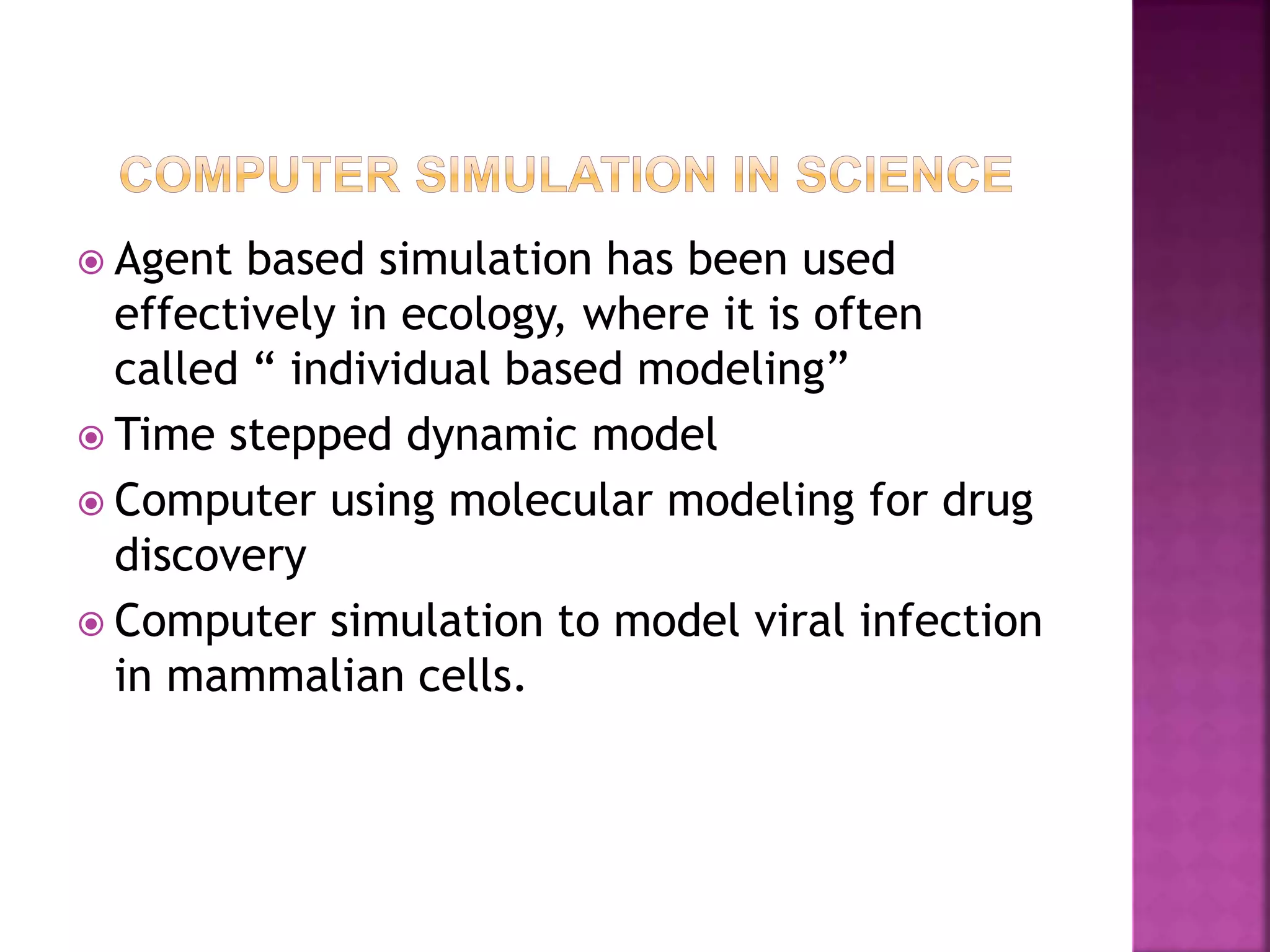 Computer simulation | PPTX