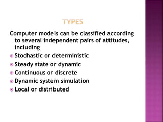 Computer simulation | PPTX