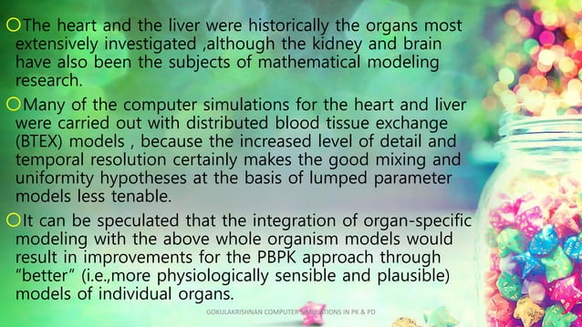 Computer simulations in pharmacokinetics and pharmacodynamics | PDF