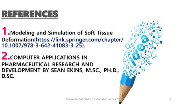 Computer simulations in pharmacokinetics and pharmacodynamics | PDF