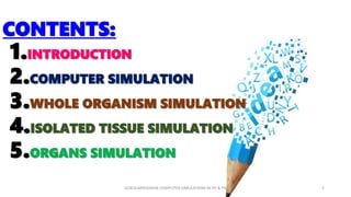 Computer simulations in pharmacokinetics and pharmacodynamics | PDF