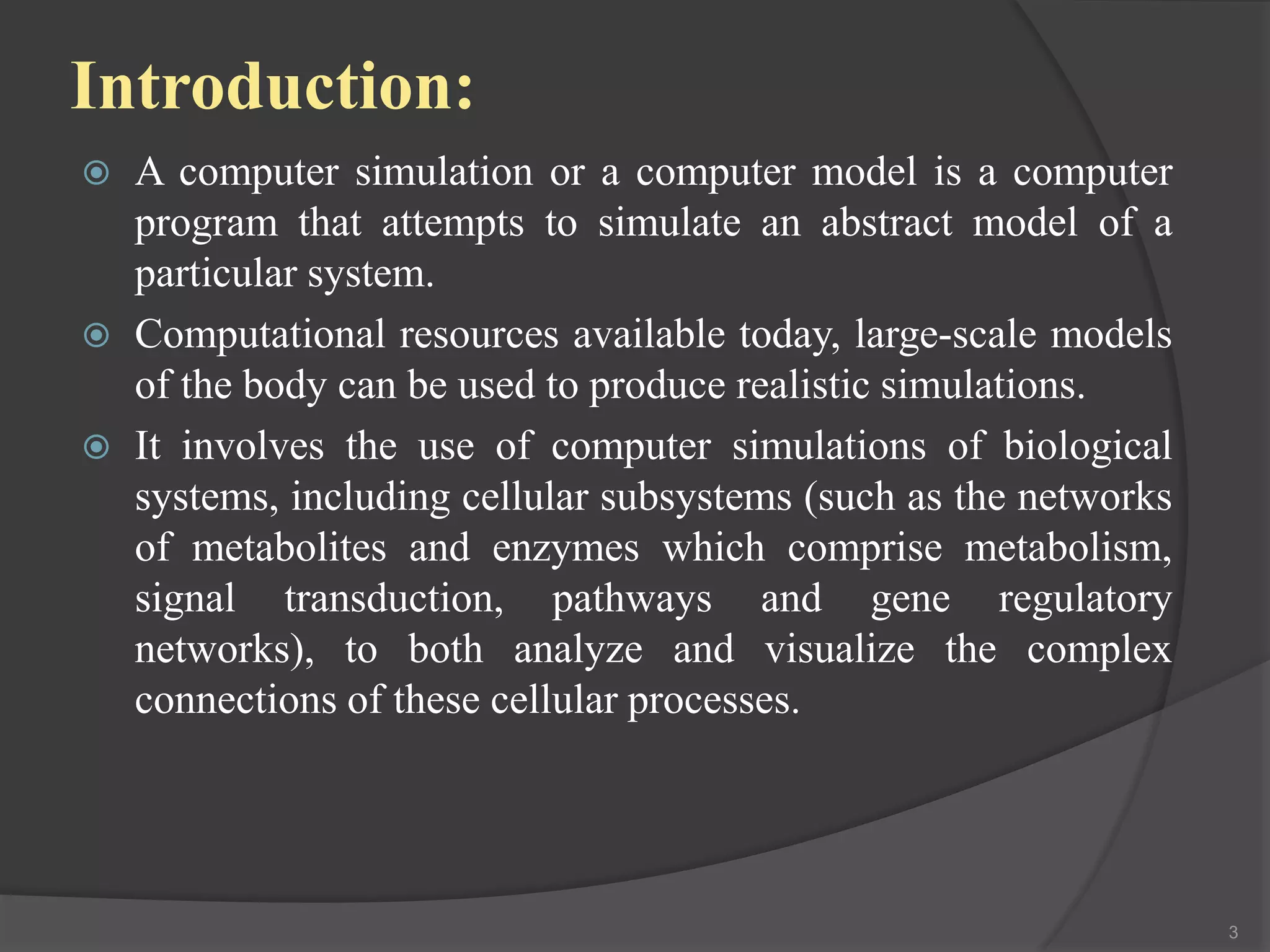 Computer simulation in pkpd | PPTX