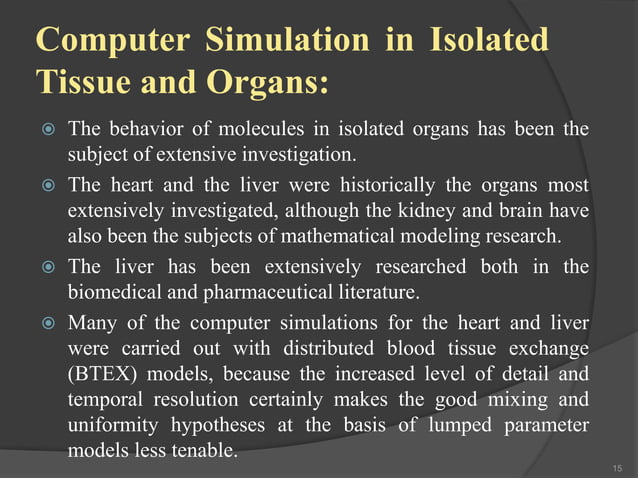 Computer simulation in pkpd | PPTX