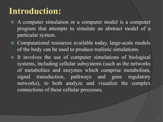 Computer simulation in pkpd | PPTX