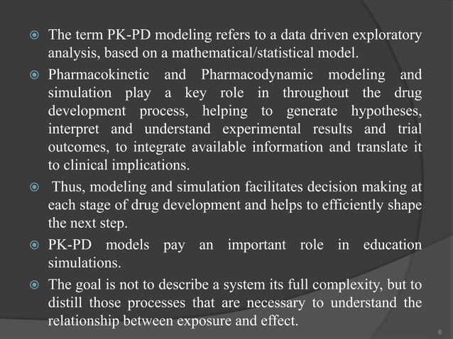 Computer simulation in pkpd | PPTX