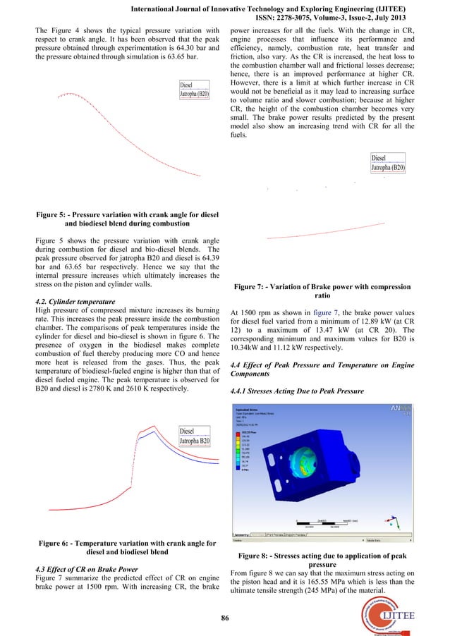 Computer simulation of ci engine for diesel and biodisel blends | PDF | Physics | Science