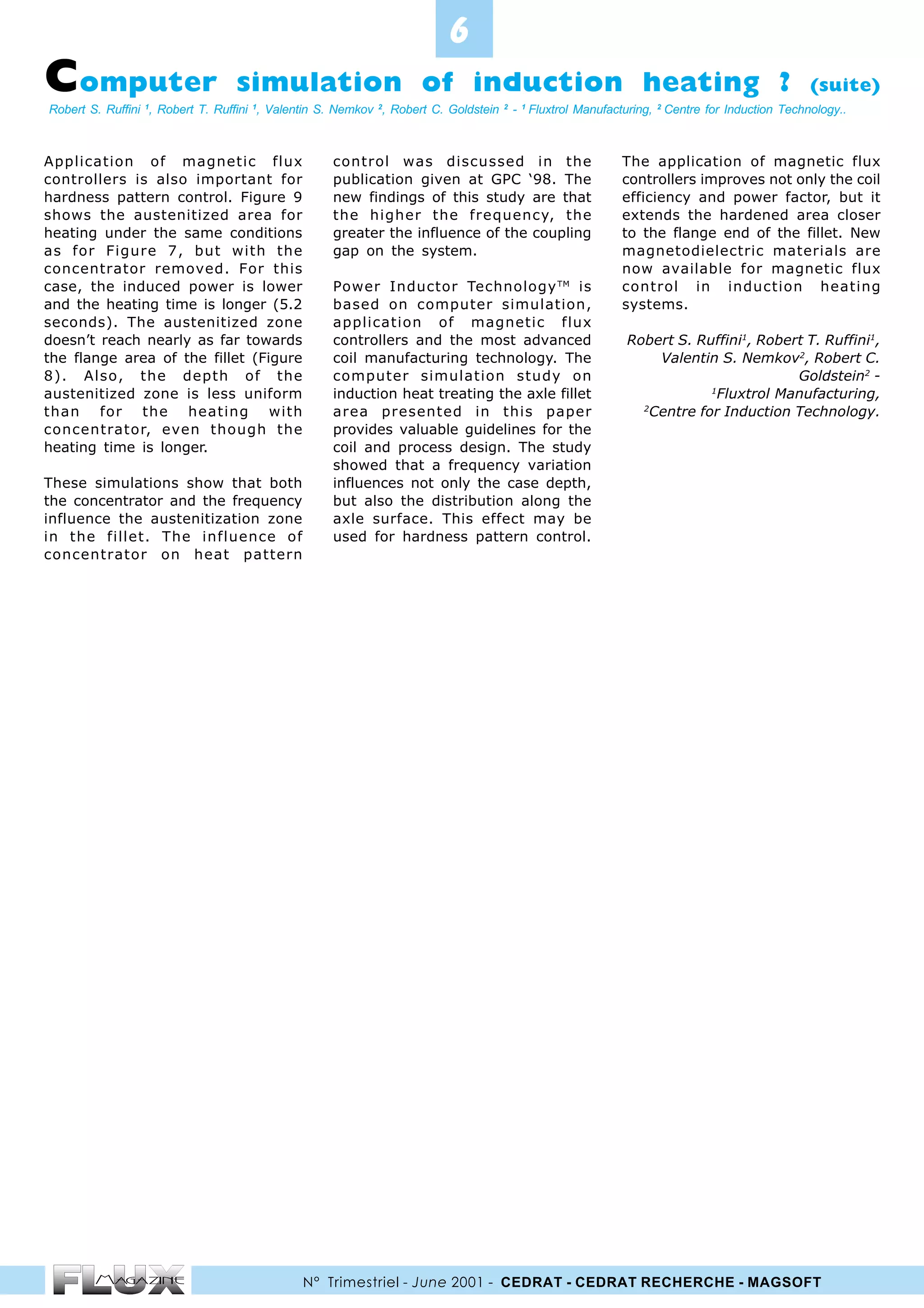 Computer Simulation Of Induction Heating Pdf