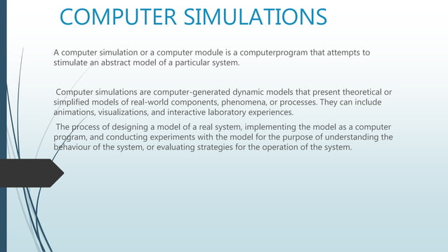 Computer simulations | PPT