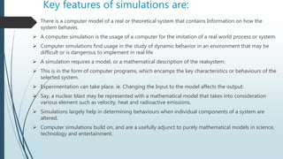 Computer simulations | PPTX