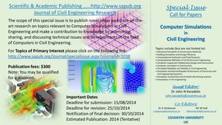 Computer simulations in civil engineering | PPT