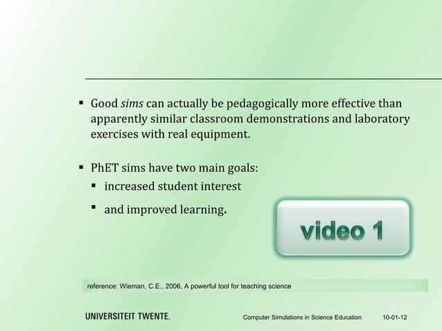 Computer simulations in science education | PPT
