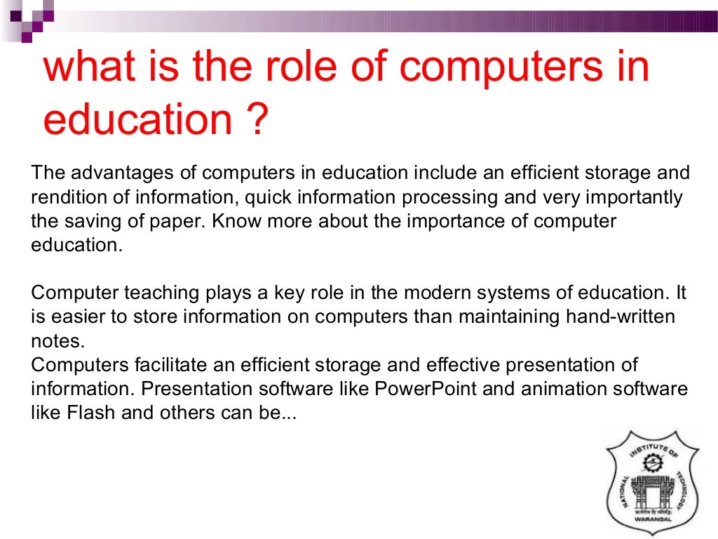 computers in education
