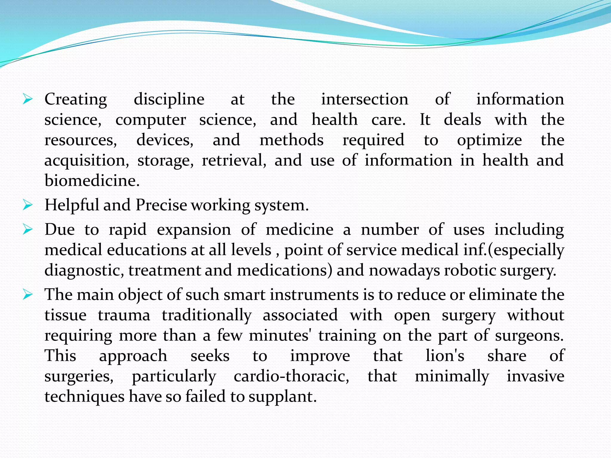 Computers in Medical field | PPTX