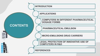COMPUTERS IN PHARMACEUTICAL FORMULATIONS.pptx