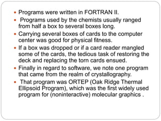 Computers in pharmaceutical research and development, General overview, Brief History | PPTX