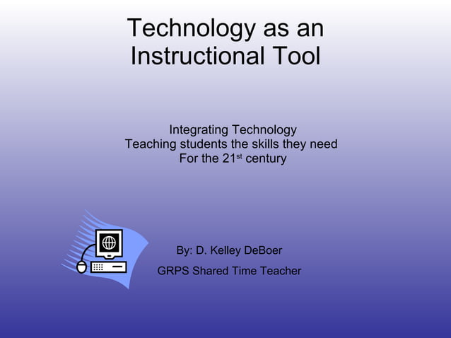 Computers Instructional Tools | PPT