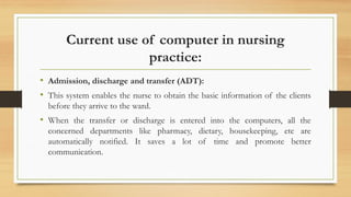 COMPUTERS IN TEACHING LEARNING, NURSING RESEARCH AND PRACTICE.pptx