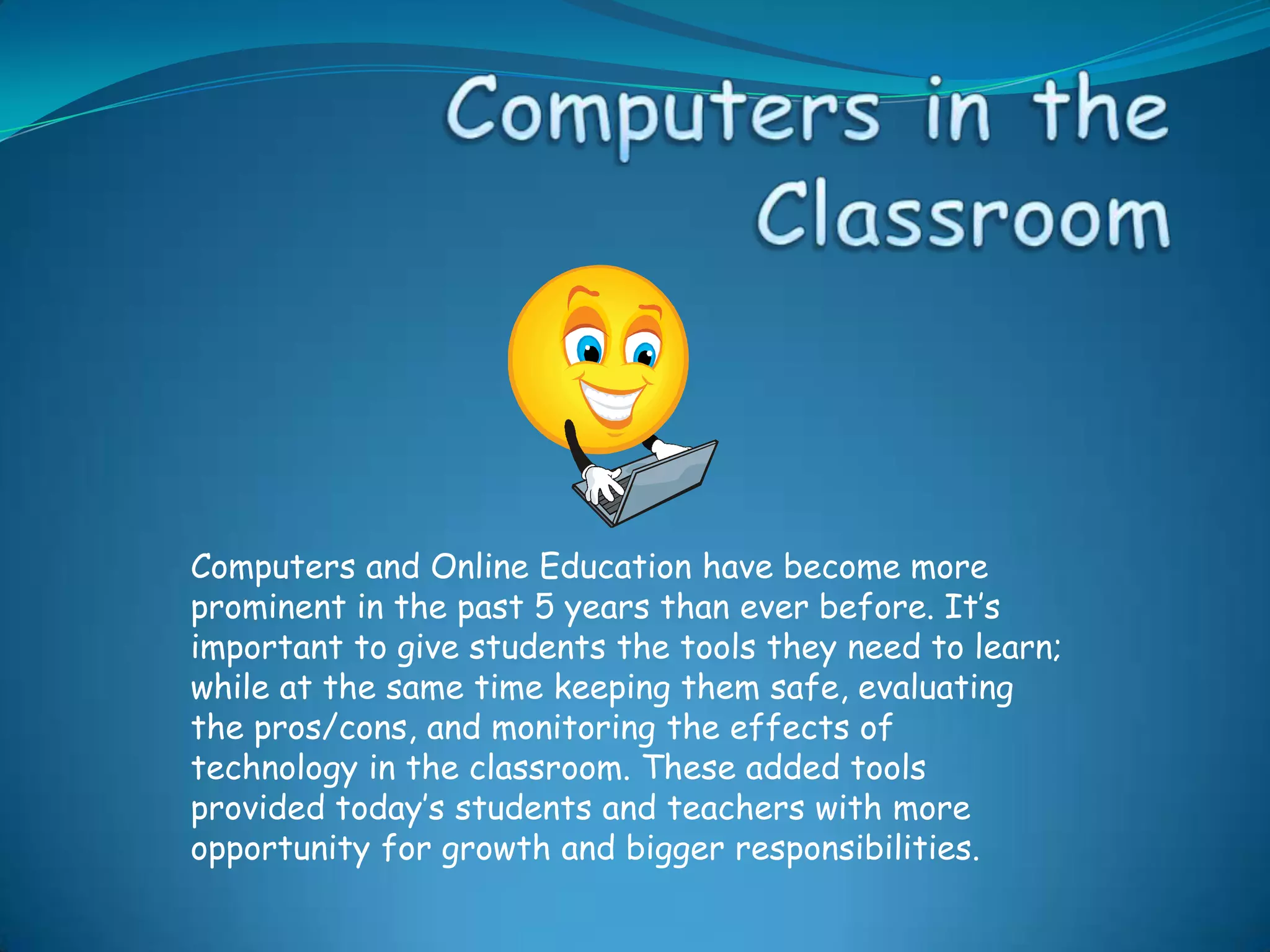 Computers In The Classroom | PPT