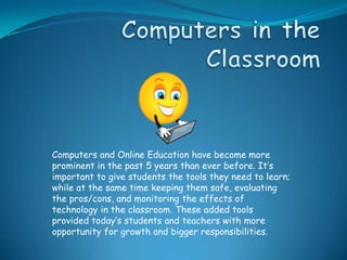 Computers In The Classroom | PPT